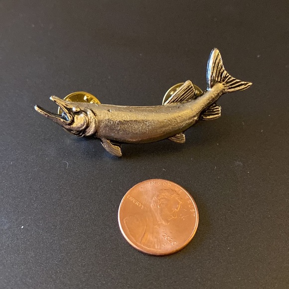 Vintage | Accessories | Vintage Fish Pin Northern Walleye Crappie ...